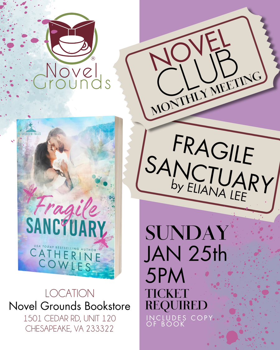 BOOK CLUB- January - Fragile Sanctuary – Novel Grounds
